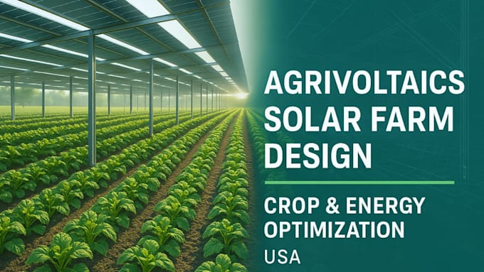 Design agrivoltaics solar farm design crop compatibility, feasibility ...