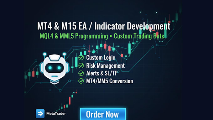 Code mt4 mt5 expert advisor, forex robot, mt4 mt5 indicator by Pellarcarson | Fiverr