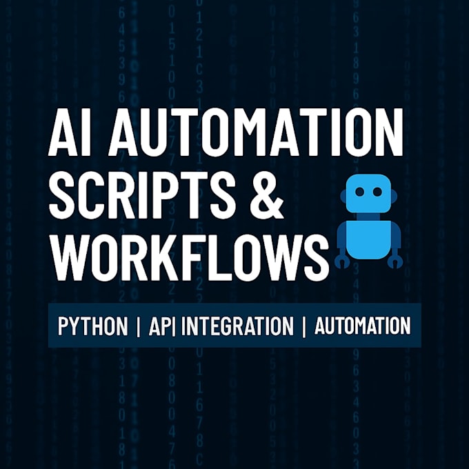 Create ai automation scripts in python by Aiworkflowdev | Fiverr