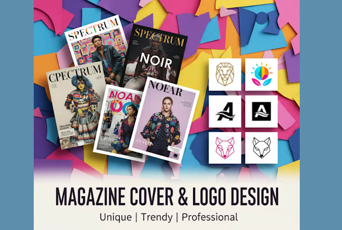 Design professional magazine cover logo by Arshad1536 | Fiverr