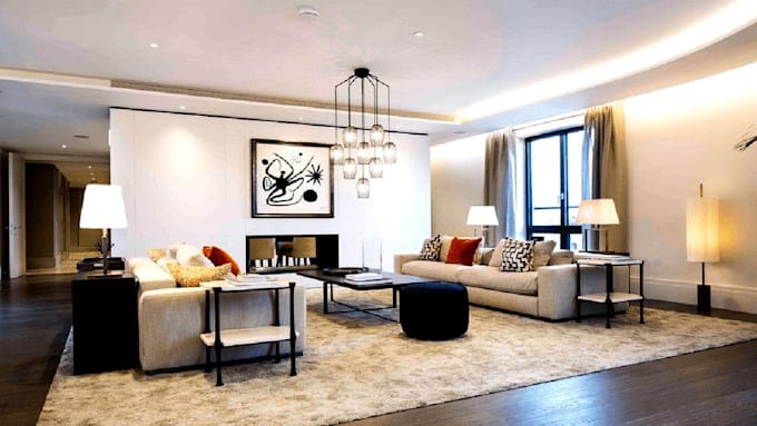 Create lighting design architectural exterior interior design dialux or ...