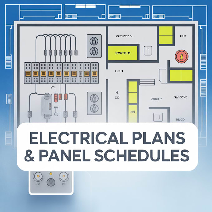 Electrical plan, panel schedules, co dectector, outlet layout, load ...