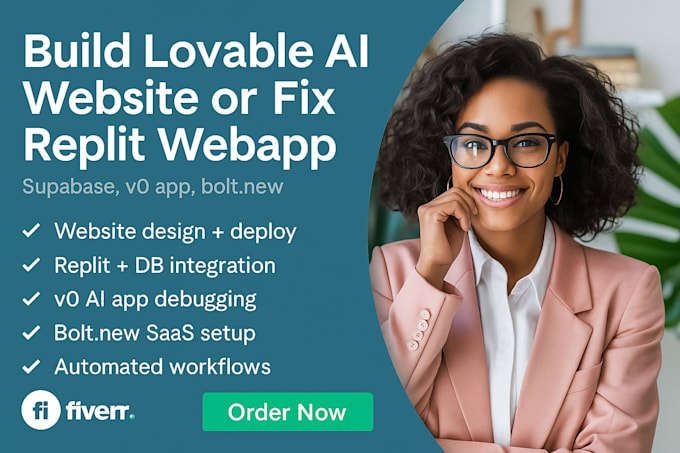 Build lovable ai website fix replit webapp bolt new saas fix v0 ai app ...