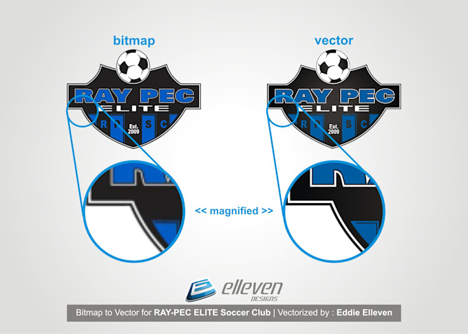Vectorize your bitmap logo by Eddieelleven