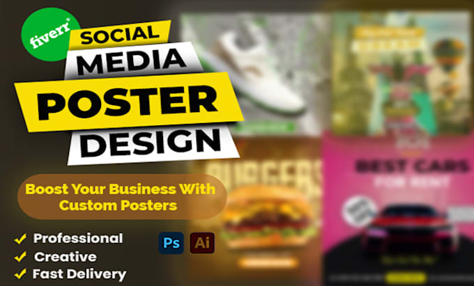 Design professional and creative social media posters by Rifras ...