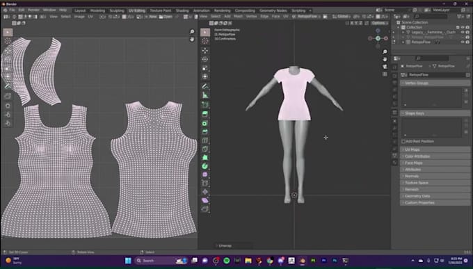 3d Second Life Avatar Model 3d Clothing 3d Second Life Mesh Game