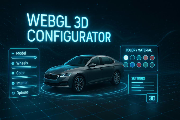 Create realistic 3d model, 3d product configurator using threejs by ...