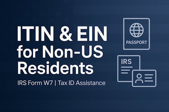 File irs form w7 itin application with ein number by Violetajuni | Fiverr