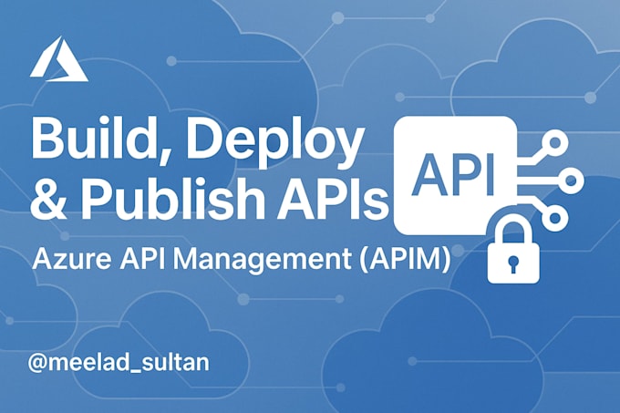 Build, deploy and publish your api in azure api management apim by ...