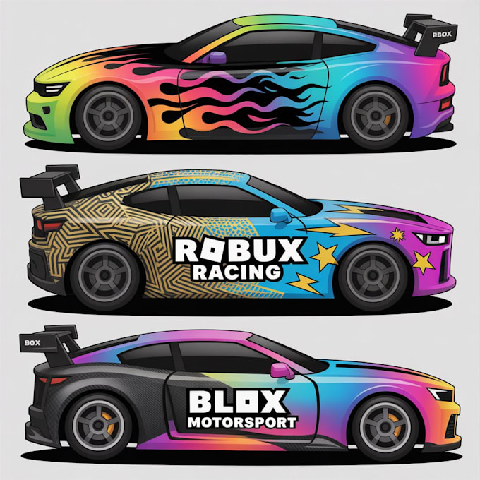 Concevoir des livrées de voiture roblox personnalisées, des designs d ...