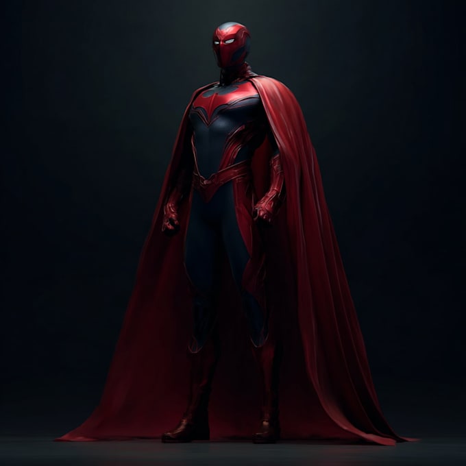Create a superhero with dynamic and epic style by Erinsilvadet | Fiverr