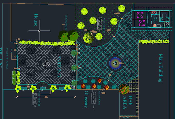 Design landscape and site layout plans in autocad by Dhanu_1999 | Fiverr