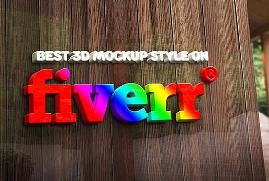Turn your logo into realistic 3d by G_designs | Fiverr