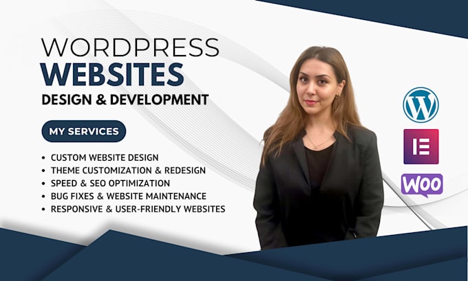 Create a responsive wordpress website design and development by ...