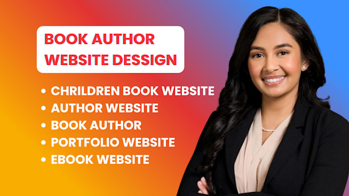 Design author website, book author website, ebook website, ebook ...