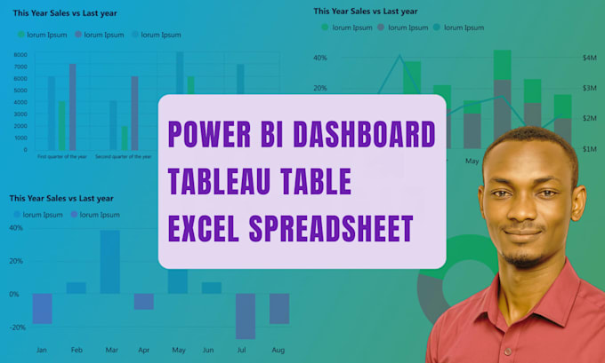 Create insightful power bi dashboard data visualization tableau, excel ...
