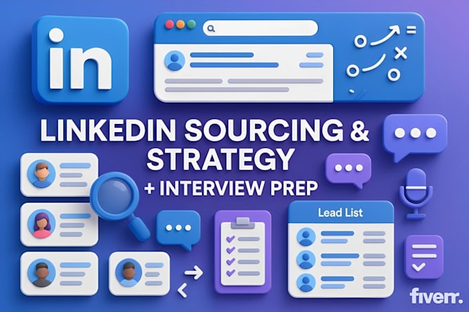 Do linkedin talent sourcing job search and apply interview prep job ...