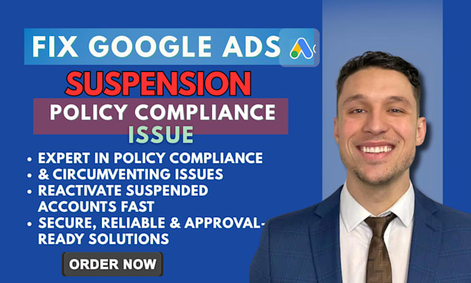 Fix goggle ads suspension and policy compliance issues by Mikefloreseo ...