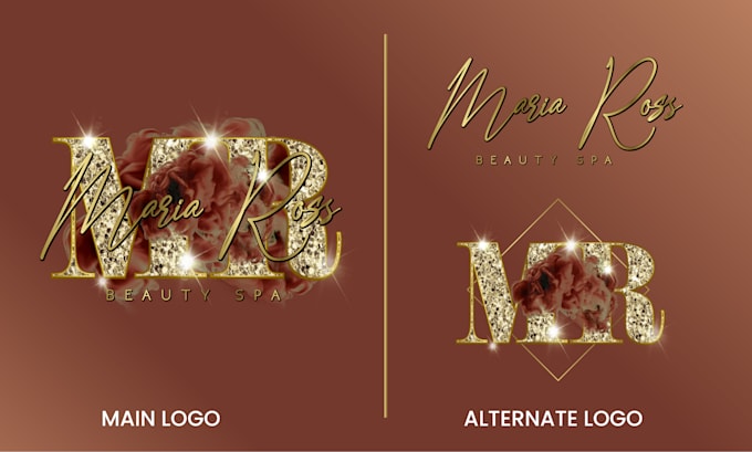 Design a professional glitter logo with stationery kit by Gorangik | Fiverr