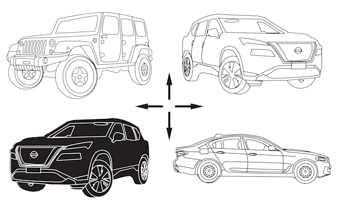 Create custom line art illustrations, portraits, and drawings by Baby ...