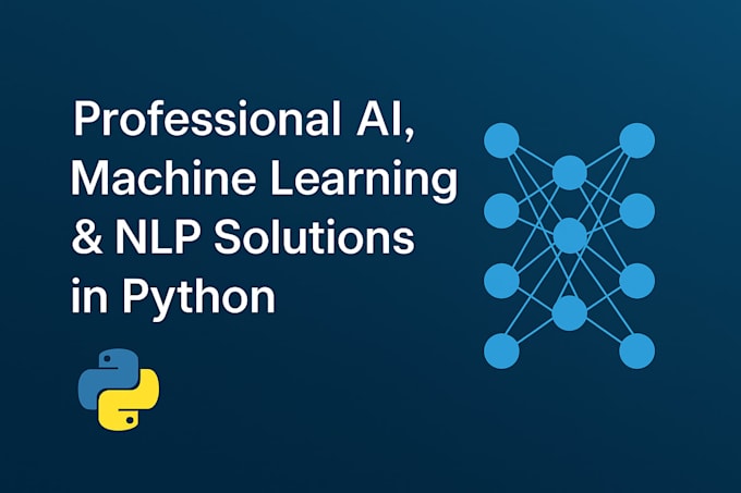 Machine learning nlp and computer vision python by Mohamed_eslam12 | Fiverr
