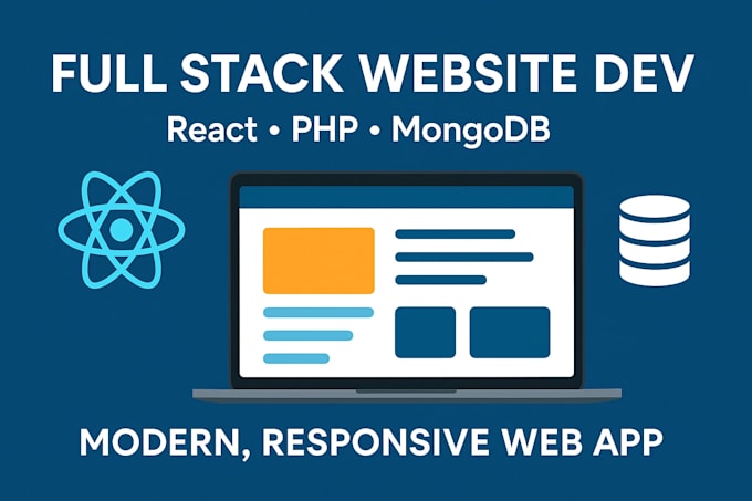 Build modern full stack website using react, php and mongodb by Graphicexpert51 | Fiverr