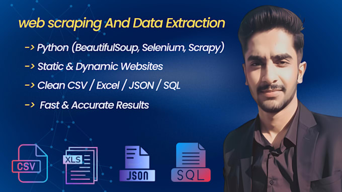 Build a custom python web scraping bot with selenium by Osmanzafar250 | Fiverr