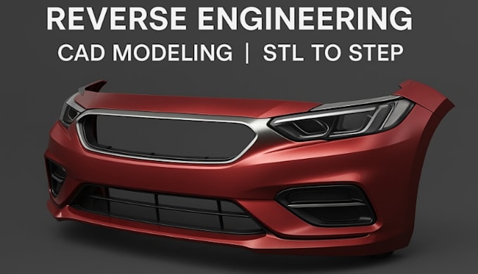 Reverse engineering stl to cad conversion 3d modeling from scan data ...