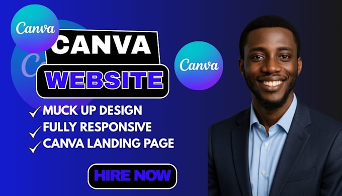 Canva website design, canva landing page, website design by Toms_victor ...