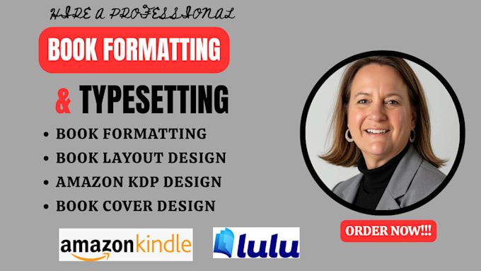 Do book formatting, journal design, book layout design and paperback ...