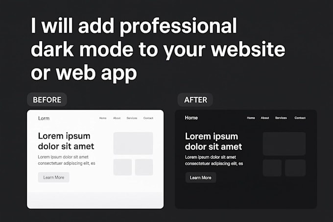 Add professional dark mode to your website or web app by Hamza69968 ...