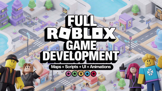 Create roblox full game roblox full game development by Ugcroblux | Fiverr