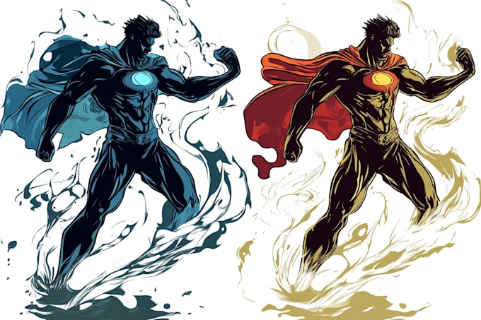 Make a superhero comic by Brookebrittone | Fiverr
