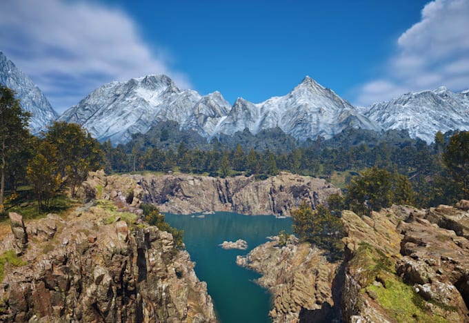 Design 3d game environment 3d game map an level design in unreal engine ...