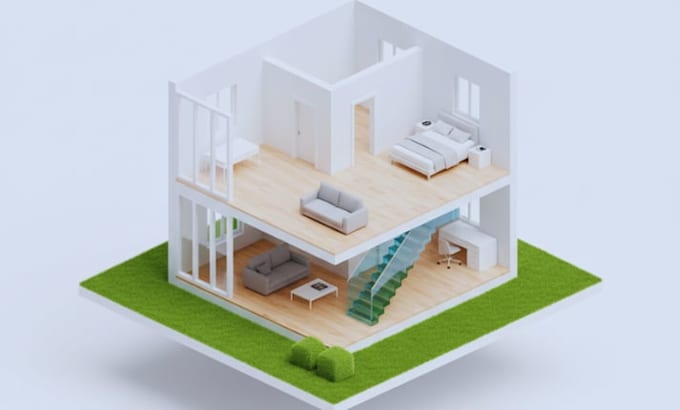 Do stunning 3d isometric modeling and illustrations by Delightthomas ...