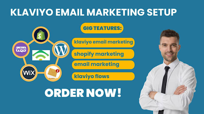 Setup klaviyo email marketing,email flows, klaviyo marketing by Geoge ...