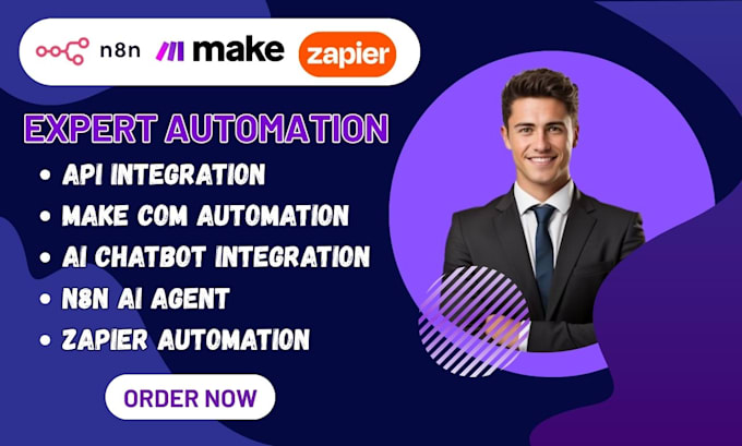 Build make com automation n8n make com made com ai agents by Abiodun ...