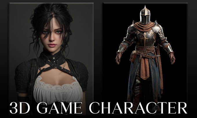 Create 3d character model, sculpting for games, 3d printing, animation ...