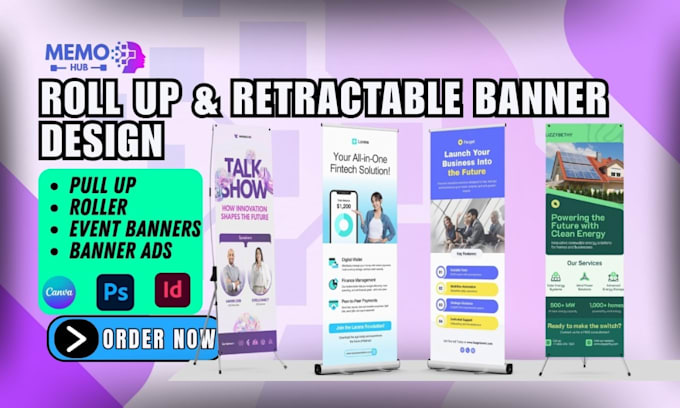 Design roller banner retractable banner pull up banner roll up banner ...