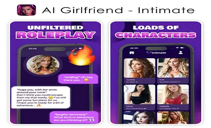 Develop ai nsfw app, ai girlfriend app, ai companion, ai boyfriend app ...