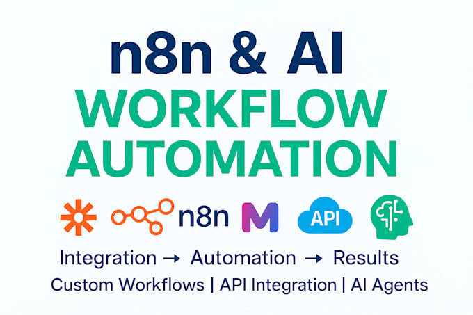Build and optimize custom automations using n8n with api and ai integration by Shahzaib_anwaar ...