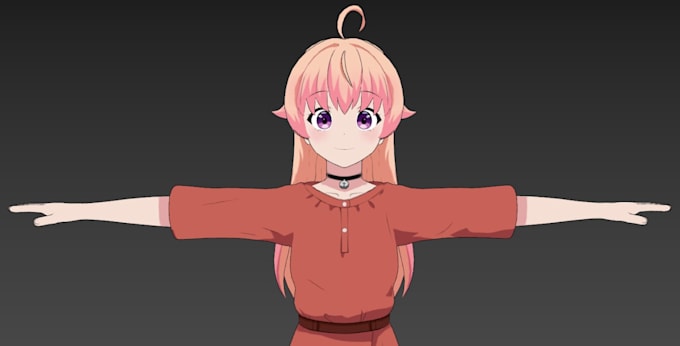 Fix, rig and convert vrchat avatar,vroid model,furry avatar,3d vtuber ...