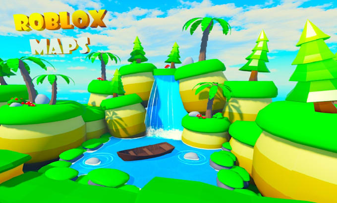 Create roblox map, roblox game, roblox studio map, game environment by ...