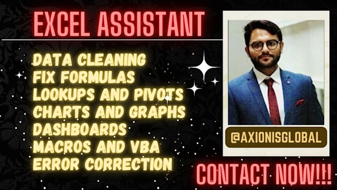 Do data analysis in ms excel, fix formulas or data cleaning by ...