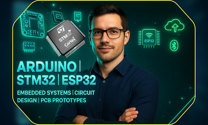 Arduino programming stm32, esp32 and schematic circuit design by ...