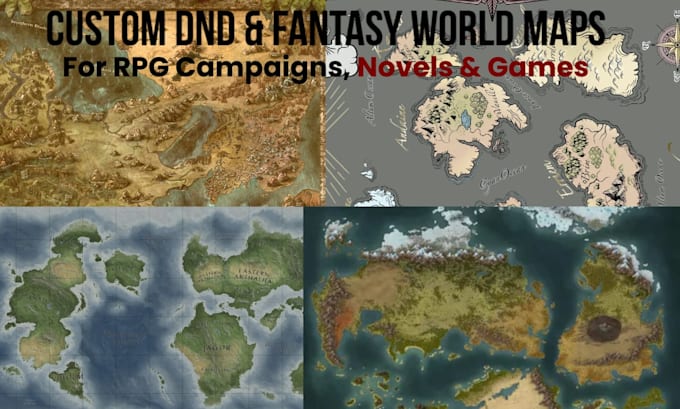 Custom dnd maps and fantasy world maps for your rpg or novel by Ola_map ...