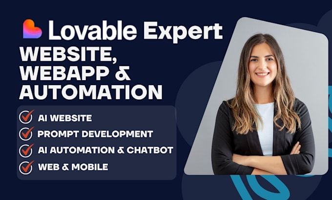 Build custom lovable ai website, lovable ai web app lovable dev ai and design by Freddy_ibk | Fiverr