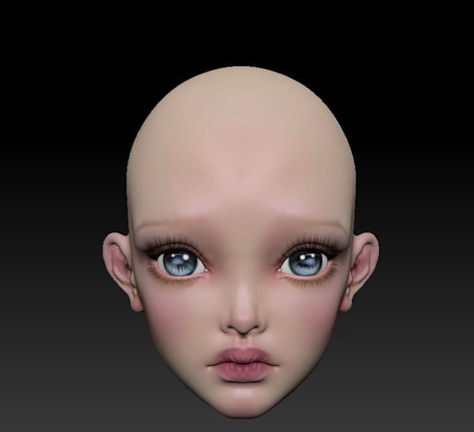Design 3d articulated model flexi model articulated toy bjd toy for 3d ...