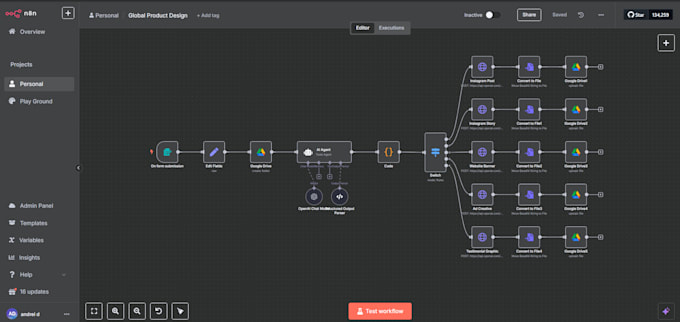 Create ai automation workflows n8n, zapier, apis by Daniyal_barcha1 | Fiverr