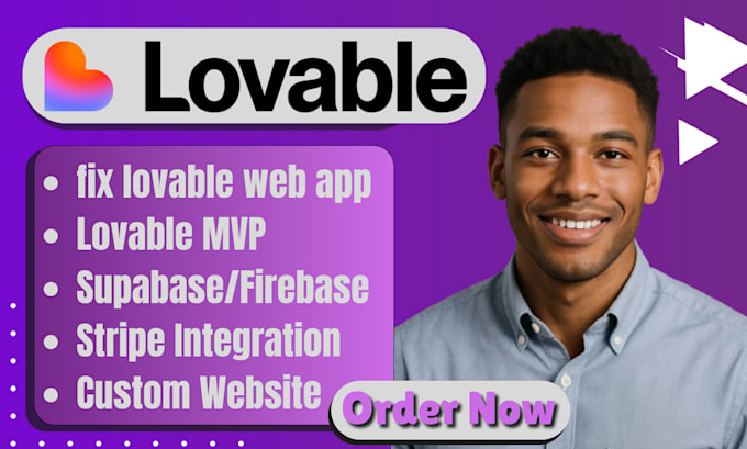 Arreglar la aplicación web lovable ai, lovable n8n, lovable dev ai website, lovable supabase v0
